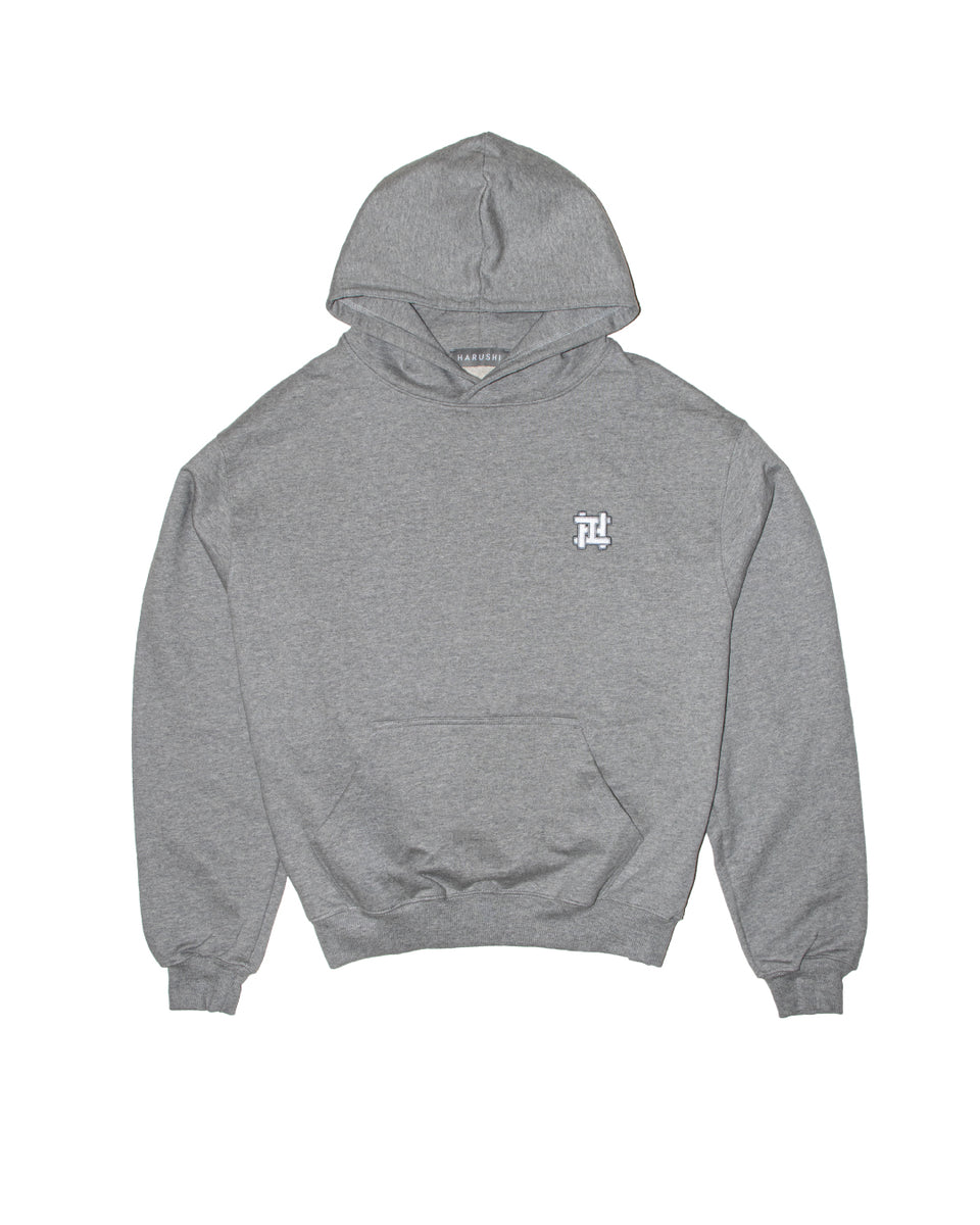 Harushi logo hoodie - Grey